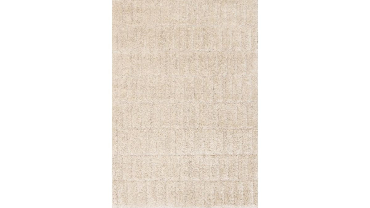 Roman Cream Brick Pattern Rug